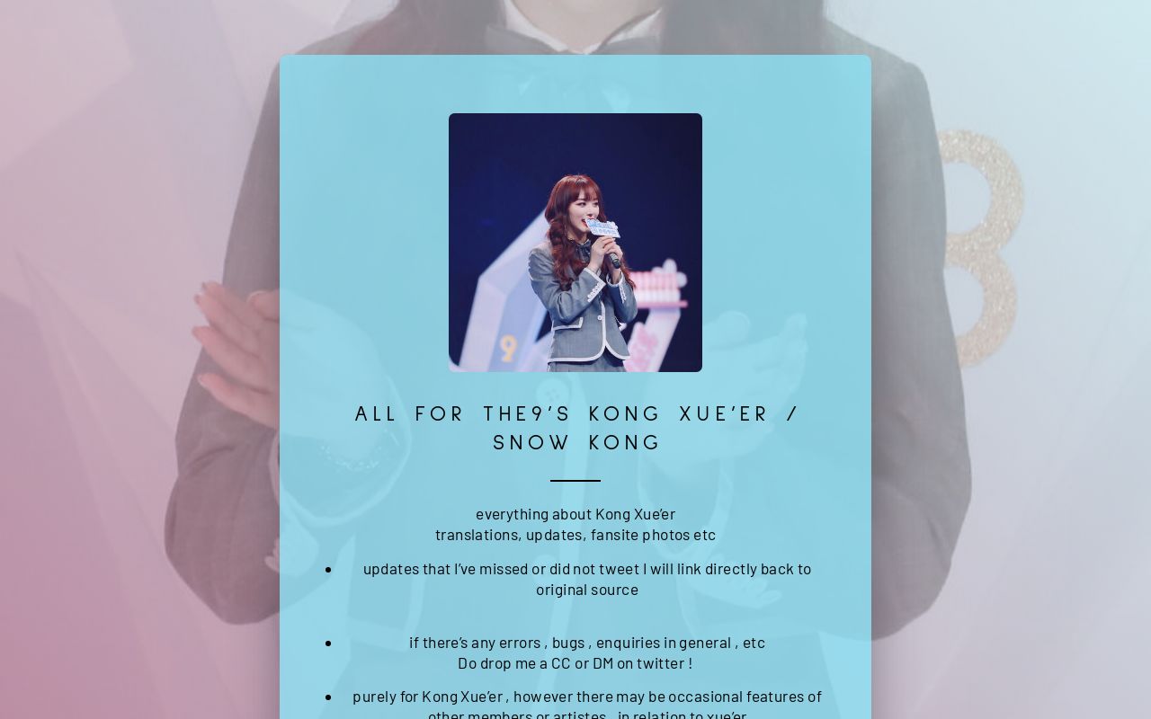 All for THE9’s Kong Xue’er